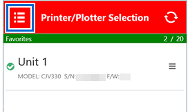 Mimaki Remote Access [Android] | Viewing Help