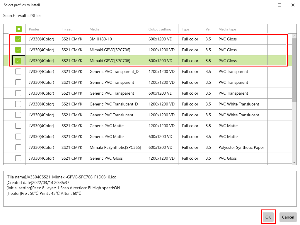 RasterLink7 [Inst] | Install from folder