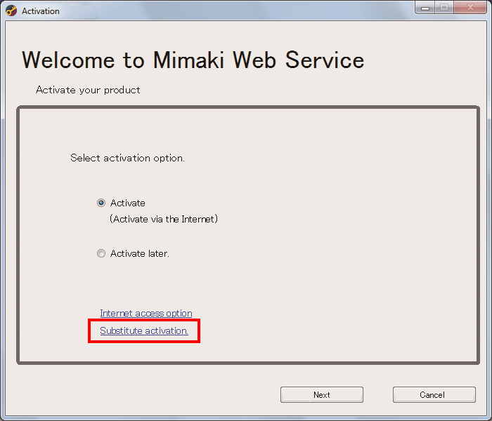 RasterLink7 [Inst] | Creating the activation file