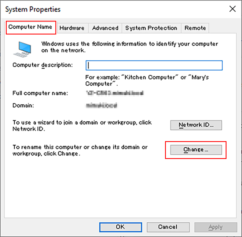 RasterLink7 [Net] | Workgroup Settings