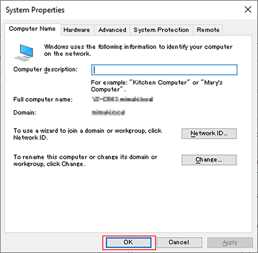 RasterLink7 [Net] | Workgroup Settings