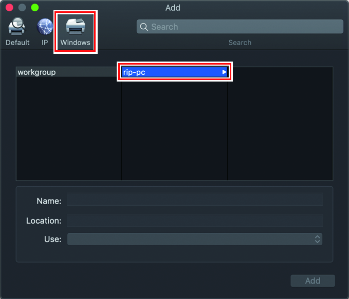 RasterLink7 [Net] | Printer Settings