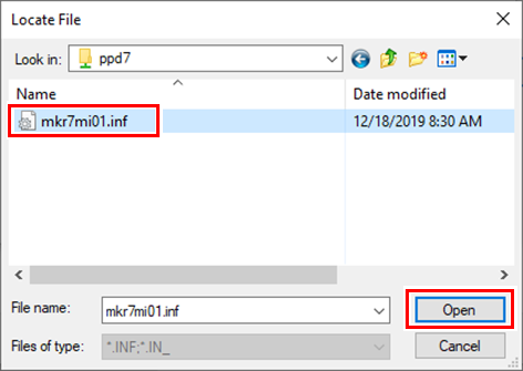 RasterLink7 [Net] | Adding a Printer