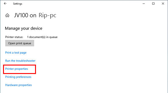 RasterLink7 [Net] | Adding a Printer
