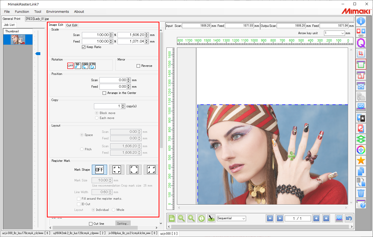 RasterLink7 [Ref] | Job Operations - Operations