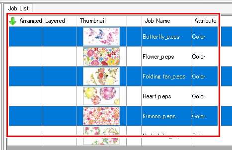 RasterLink7 [Ref] | Arrange - Operations