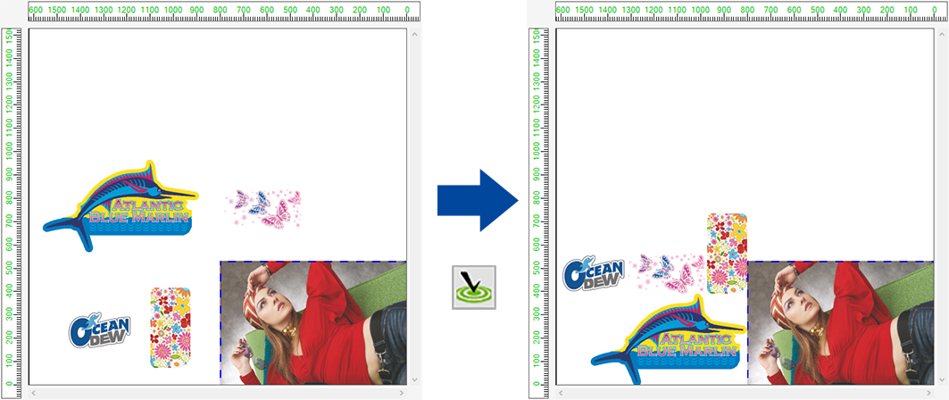 RasterLink7 [Ref] | General Print - Screen Layout