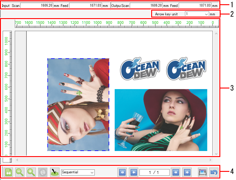 RasterLink7 [Ref] | General Print - Screen Layout