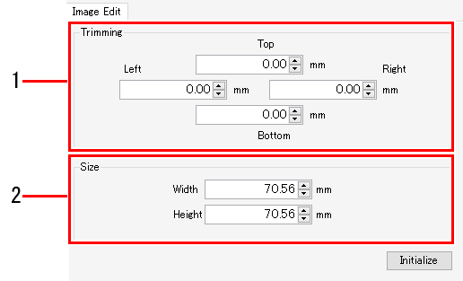 RasterLink7 [Ref] | Crop - Screen Layout