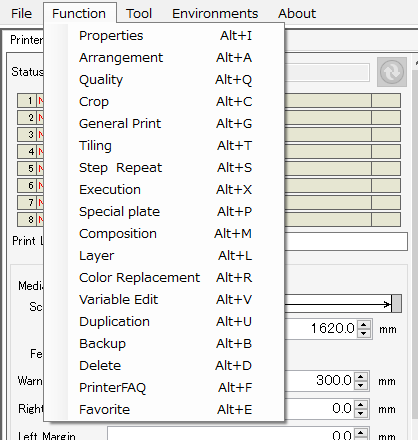 RasterLink7 [Ref] | Function