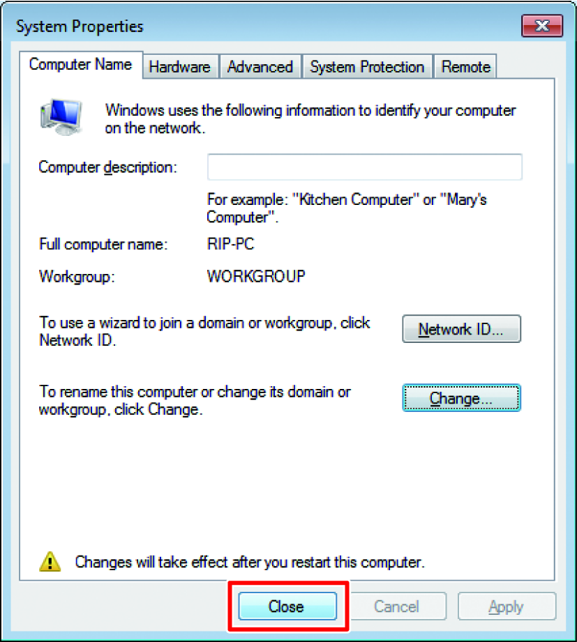RasterLink6Plus [Net] | Workgroup Settings