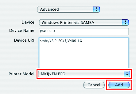 RasterLink6Plus [Net] | Printer Settings